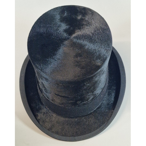 Victorian gentleman's silk top hat marked Henry Heath Ltd London, in ...