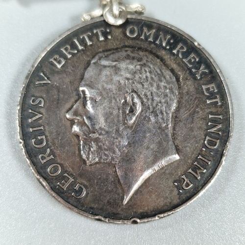 WWI 1914-1918 War Medal, for 80711PTE J. Davies Monmouth Regiment, with ...