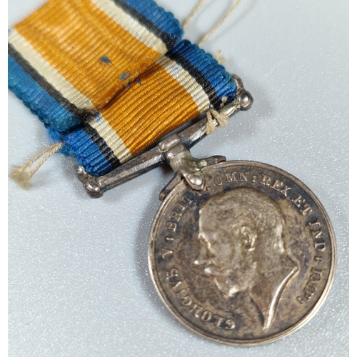 WWI 1914-1918 War Medal, for 80711PTE J. Davies Monmouth Regiment, with ...
