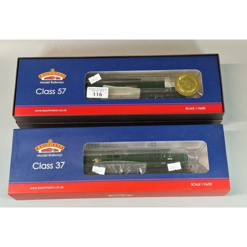 Two Bachmann Branch-Line model railways scale 1:76 to include: Class 37 ...