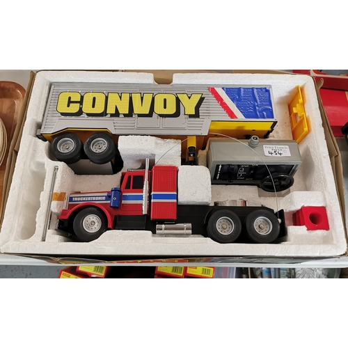 A battery operated Challenger II transport rig in original box ...