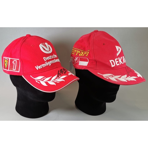 Formula One Motor Racing - a Ferrari Dekra and another Ferrari Deutsche ...