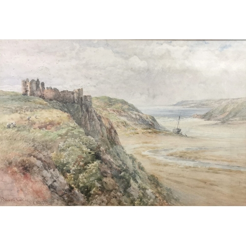 James Lees Bilbie (British 19th/early 20th century), 'Pennard Castle ...