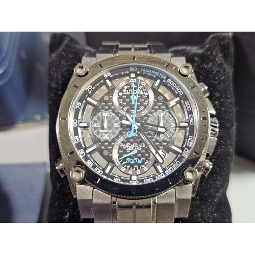 Bulova Precisionist 262 Chronograph wristwatch, in original box ...
