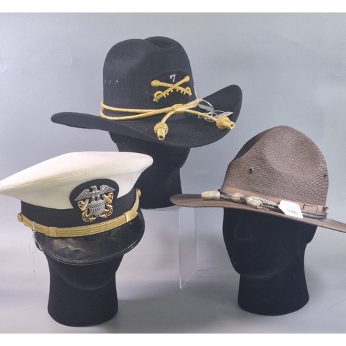 Three American hats to include: Stratton Trooper hat (size 7), U.S ...