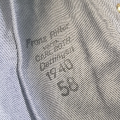 Two German Third Reich-style caps, comprising a Panzer officer’s M38 ...