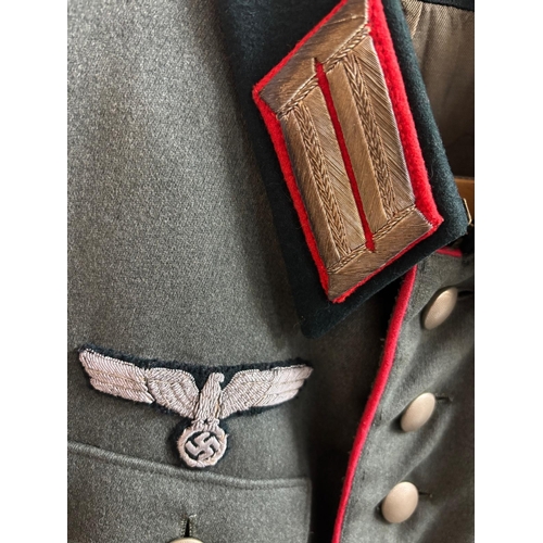 German WWII Third Reich-style Heer (Army) officer’s tunic, 6th Regiment ...