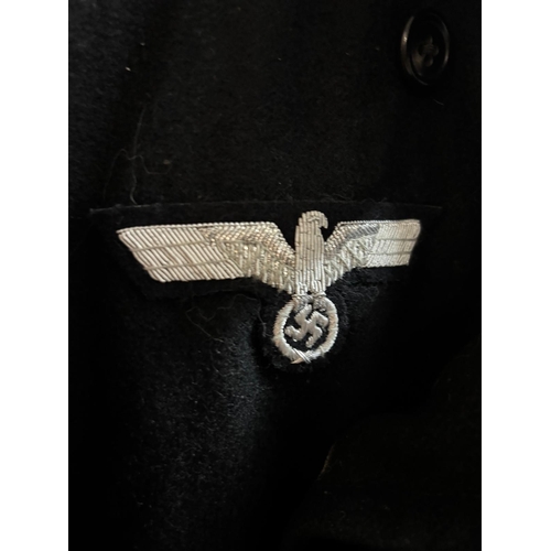 WWII German Panzer-style uniform, with shoulder boards, collar tabs ...