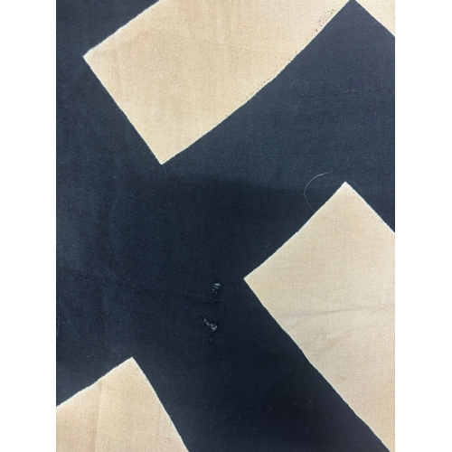 WWII German Third Reich NSDAP flag, featuring a central black swastika ...