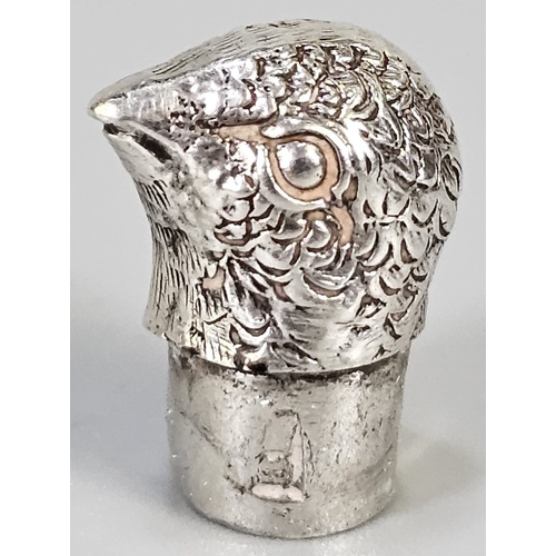 Edward VII silver naturalistic study of a Grouse, by B Muller & Son ...
