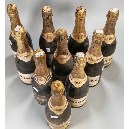 Ten bottles of Pomagne sparkling cider circa 1975, 710ml. (10) (B.P. 21 ...