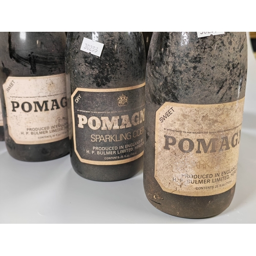 Ten bottles of Pomagne sparkling cider circa 1975, 710ml. (10) (B.P. 21 ...