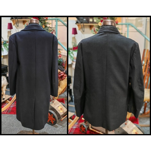 A GWR Railwayman's overcoat with TVR logo to the lapel and GWR buttons ...