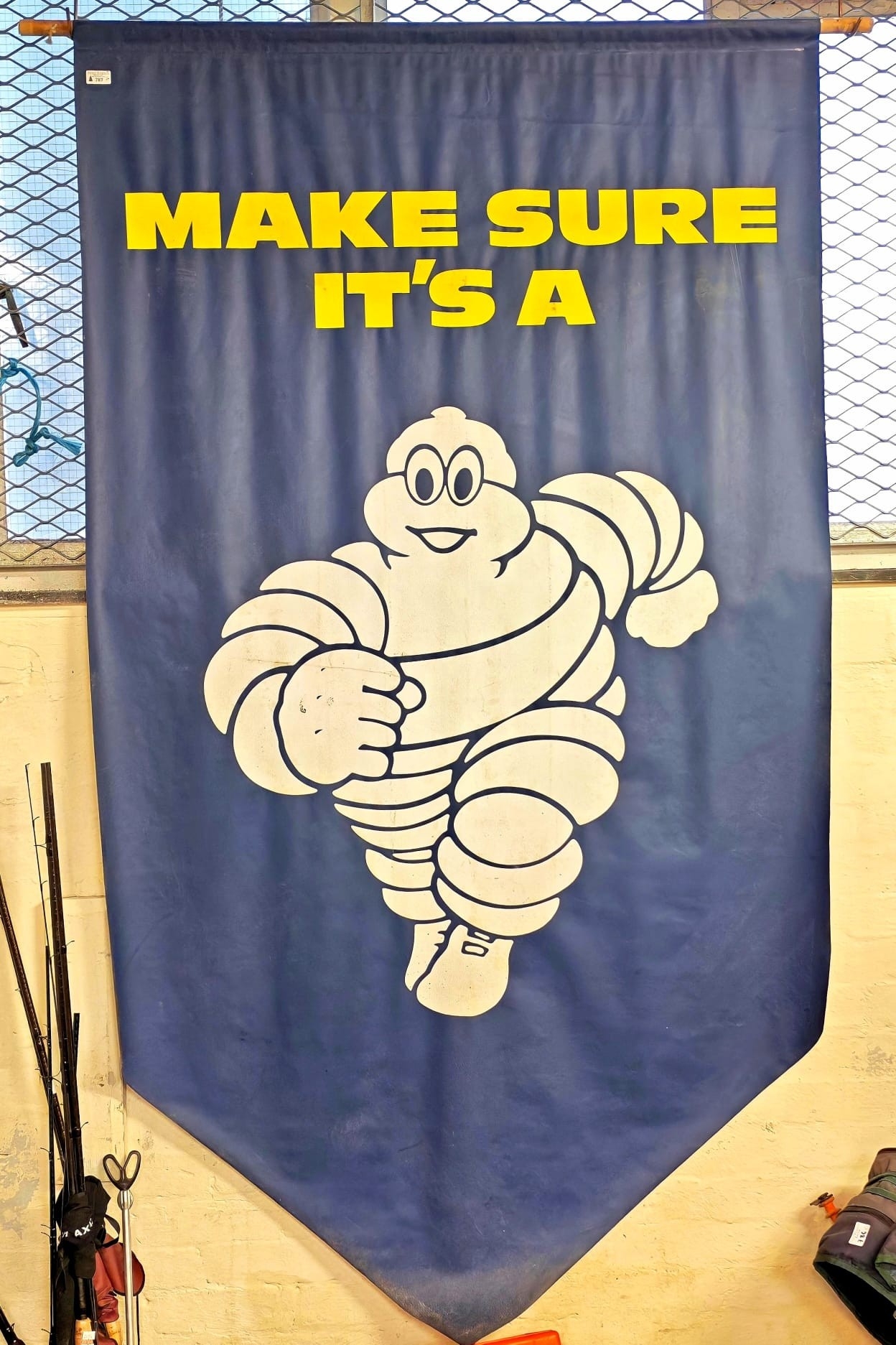 Large dealership 'Make Sure it's a Michelin' Michelin Man plastic ...