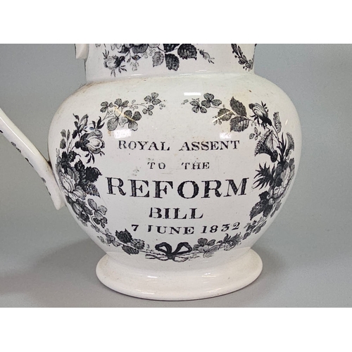 19th century political memorabilia Reform jug to commemorate the ...