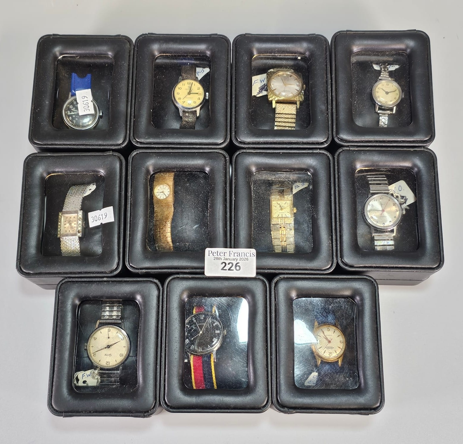 Collection of vintage and later men's and ladies' watches various, all ...
