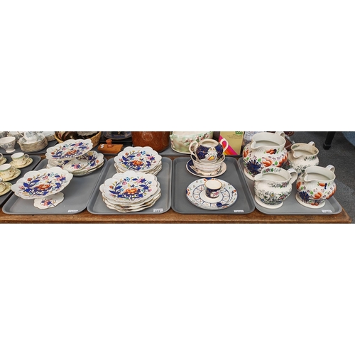 Two trays of late 19th early 20th century Wileman The Foley China ...