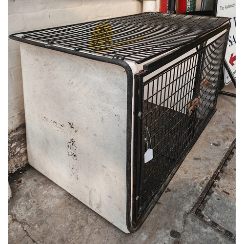 'Lintran' transit box, for the transporting of dogs, fibreglass with ...