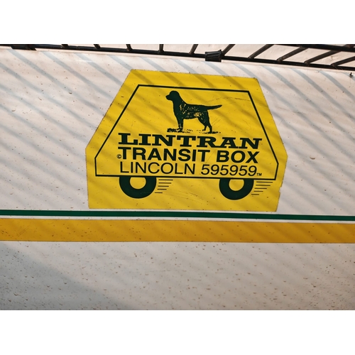 'Lintran' transit box, for the transporting of dogs, fibreglass with ...
