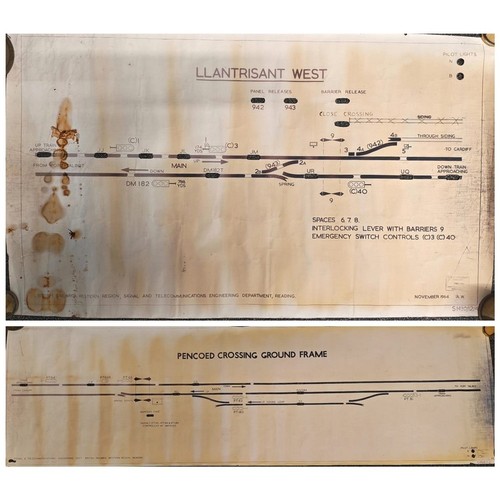Collection of printed ephemera including: railway and aviation posters ...