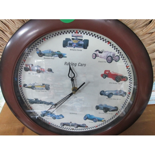 Fun Racing Cars CLOCK