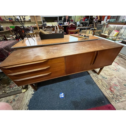MID CENTURY STONEHILL SIDEBOARD 6FT LONG 1FT 5 DEEP 2FT 4 HIGH