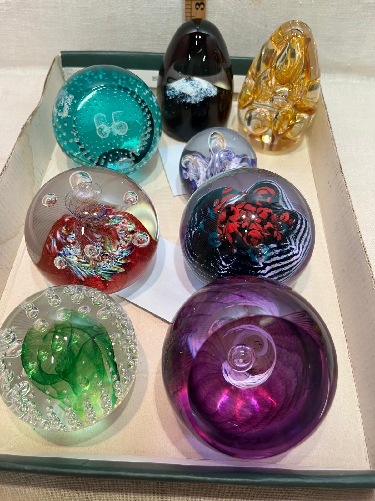 8 CAITHNESS PAPERWEIGHTS