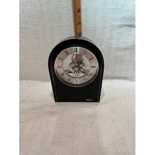 DARTINGTON GLASS CRYSTAL MANTLE CLOCK