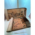 2 CHINESE INK SCROLLS LANDSCAPE VIEWS