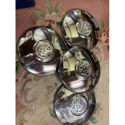 4 VW CAMPER HUB CAPS