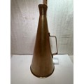 ANTIQUE BRASS MEGAPHONE MARITIME VINTAGE FILM DIRECTORS PROP
