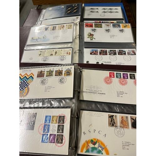 COLLECTION OF ROYAL MAIL FIRST DAY COVERS DATED FROM 1987 TO EARLY 2000S