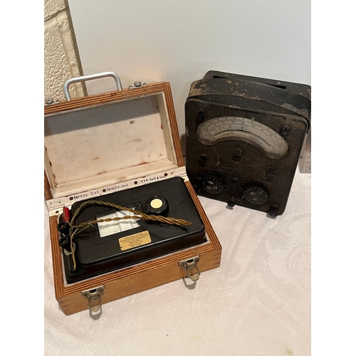 AVO METER AND MILITARY METAL DETECTOR