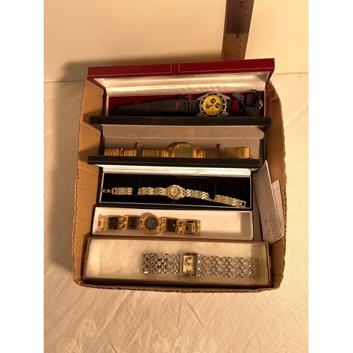 5 BOXED WATCHES