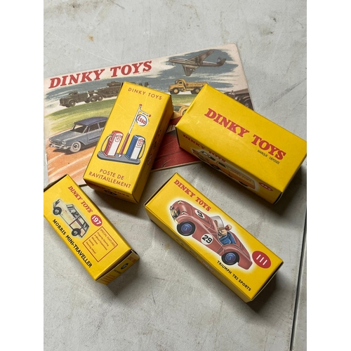 4 DINKY BOXED VEHICLES