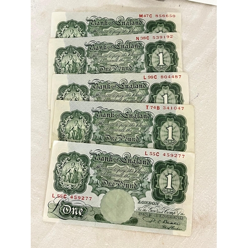 5 EARLY BRITISH BANK NOTES