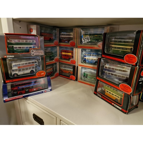 Group of 12 Corgi Omnibus & Gilbow Railway Collection Coaches & Double ...