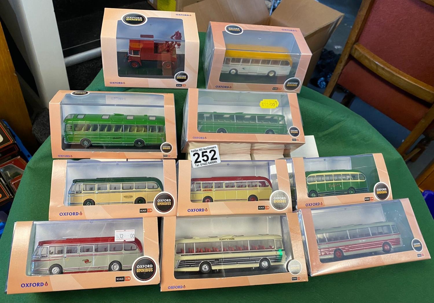 Oxford Ominbus Collection of 10 Diecast Model Toy Bus Lorry Car 1:76 ...