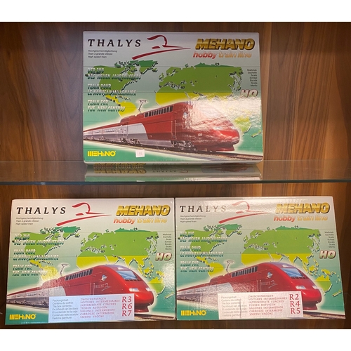 Trio of Mehano Thalys European Train Sets, T675, T678 & T679 Railway Models