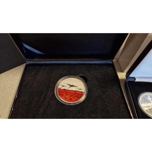 Wartime Commemorative Coin Collection inc Spitfire 2018 Proof Coin & D ...