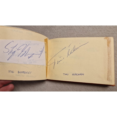 Michael Schumacher Signature within a Signed Autograph Book inc ...