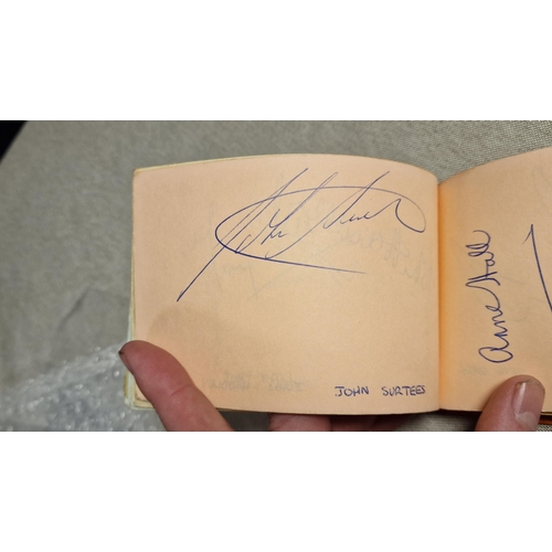 Michael Schumacher Signature within a Signed Autograph Book inc ...