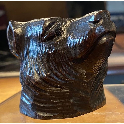 Early German Black Forest Bear Pot H6cm