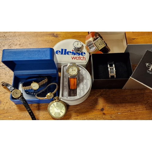Assortment of Designer Watches inc Ellesse, Rotary & Calvin Klein