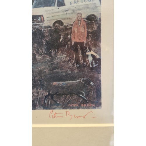 Peter Brook (1927-2009) Signed Print of Cragg Vale Calder Valley Search ...
