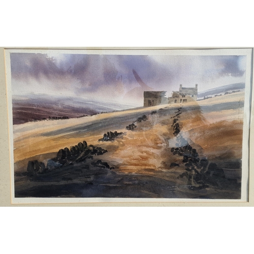 Donald Crossley (1932-2014) Original Watercolour Art Scene - 91x67cm ...