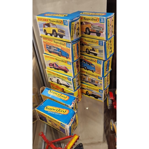 Matchbox Superfast Set of 12 Boxed Die Cast Cars