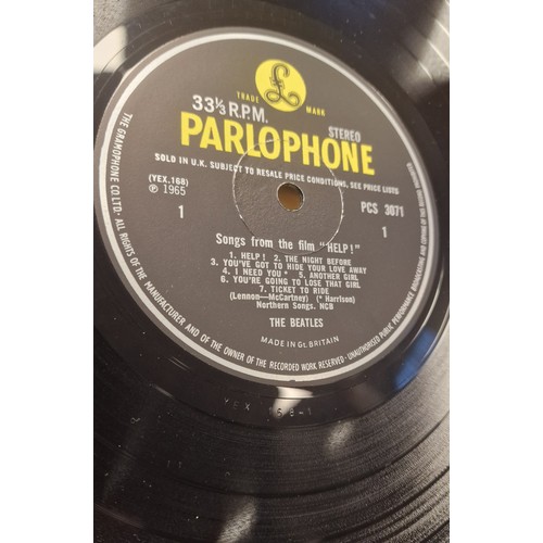 The Beatles 'Help' Vinyl LP Album - Second Pressing PCS3071, YEX 168-1 ...