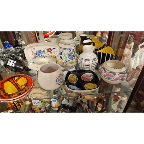 Collection of Poole Pottery and Studio pieces, 11 total