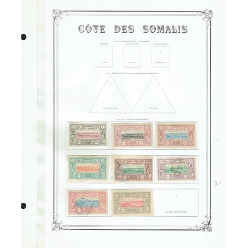 FRANCE - COLONIES - Somalia Protectorate & Djibouti: Attractive ...